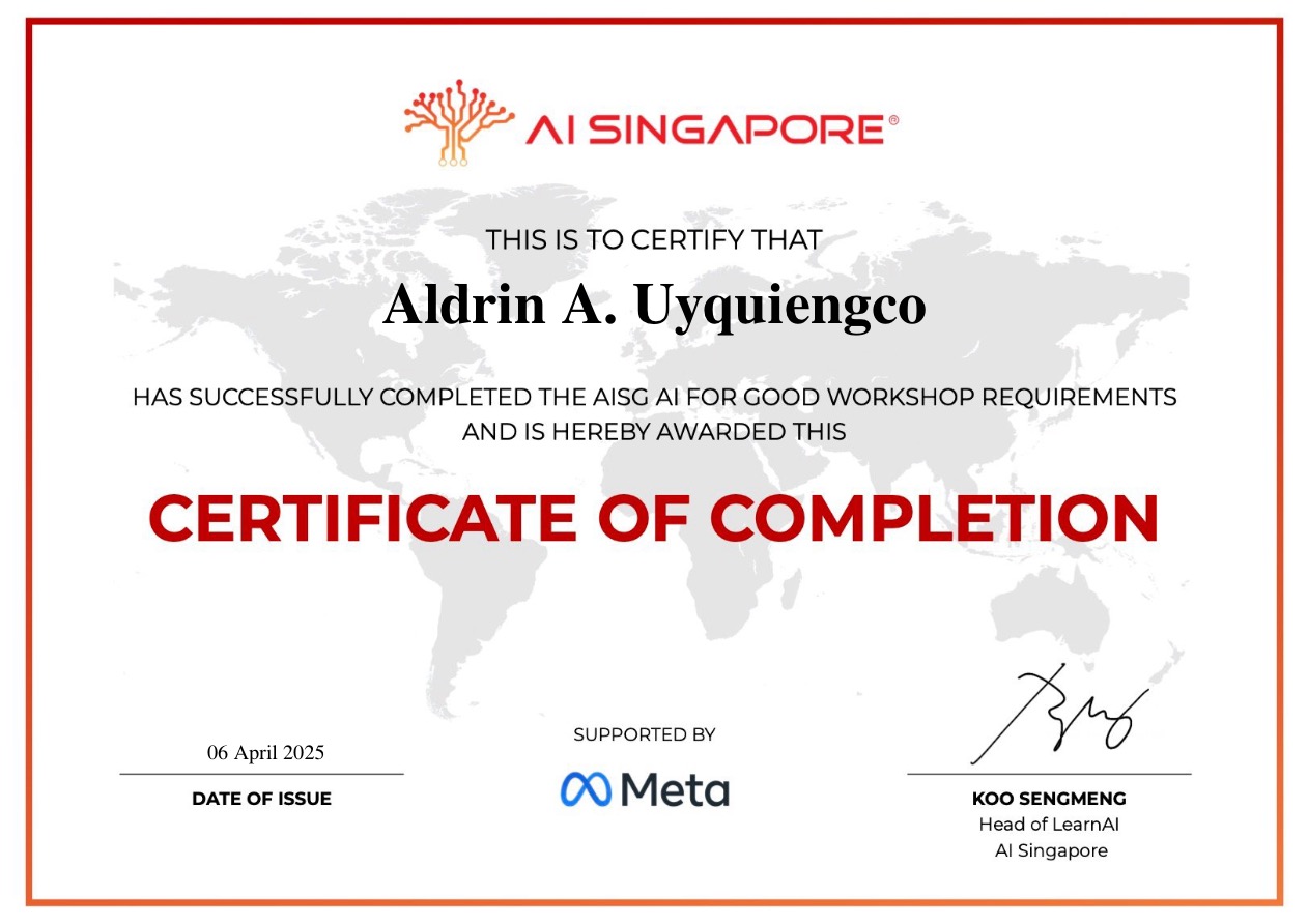 Certificate Verification – e-Certificates by AI Talent Development