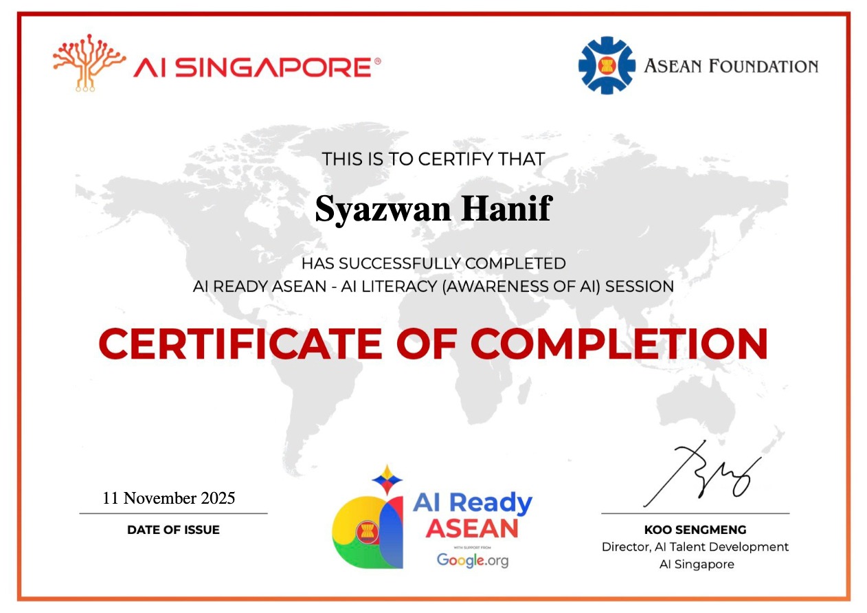 Certificate Verification – e-Certificates by AI Talent Development